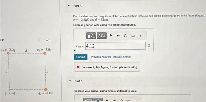 Solved Find the direction and magnitude of the net | Chegg.com