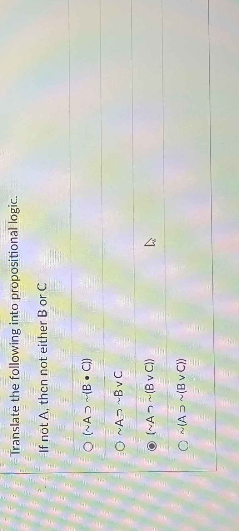 Solved Translate the following into propositional logic.If | Chegg.com