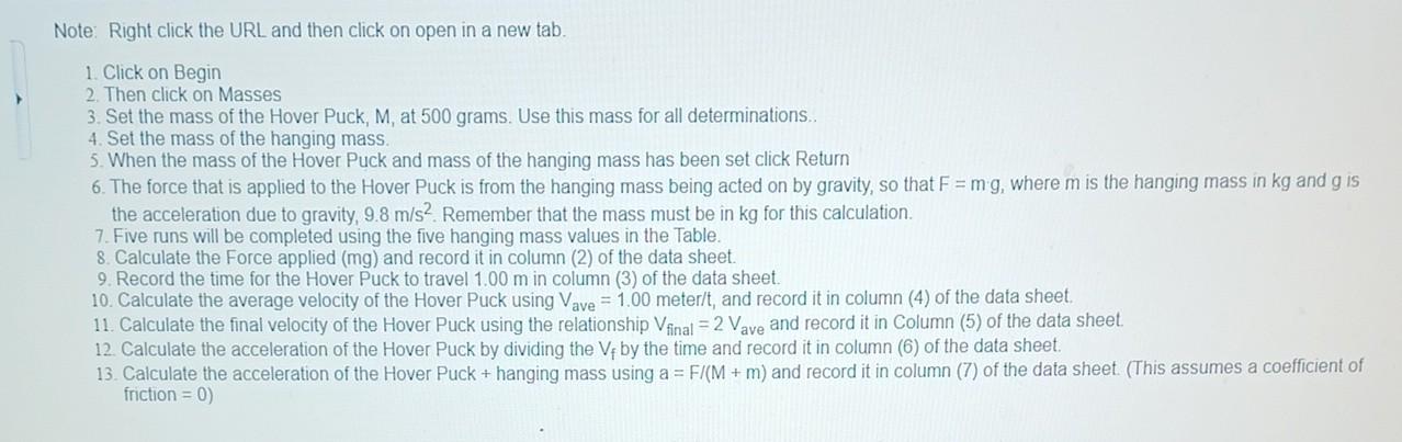 Solved Note: Right click the URL and then click on open in a | Chegg.com