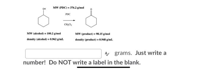 Solved You are performing an oxidation reaction using | Chegg.com