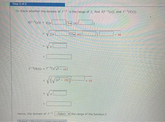 Solved Consider the function. f(x) = x2 - 16, x 4 Part (a) | Chegg.com