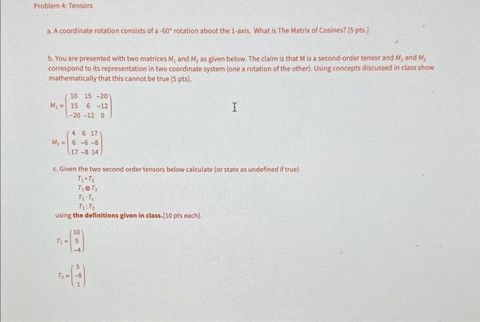 Solved A A Coordinate Rotation Consists Of A −60∘ Rotation