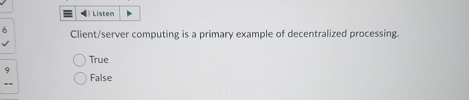 Solved ient/server computing is a primary example of | Chegg.com