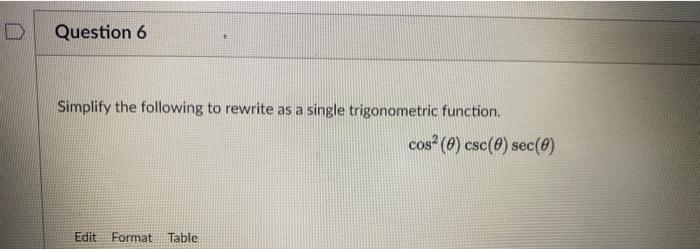 Solved Simplify the following to rewrite as a single | Chegg.com