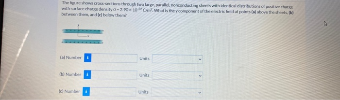 Solved The figure shows cross-sections through two large, | Chegg.com