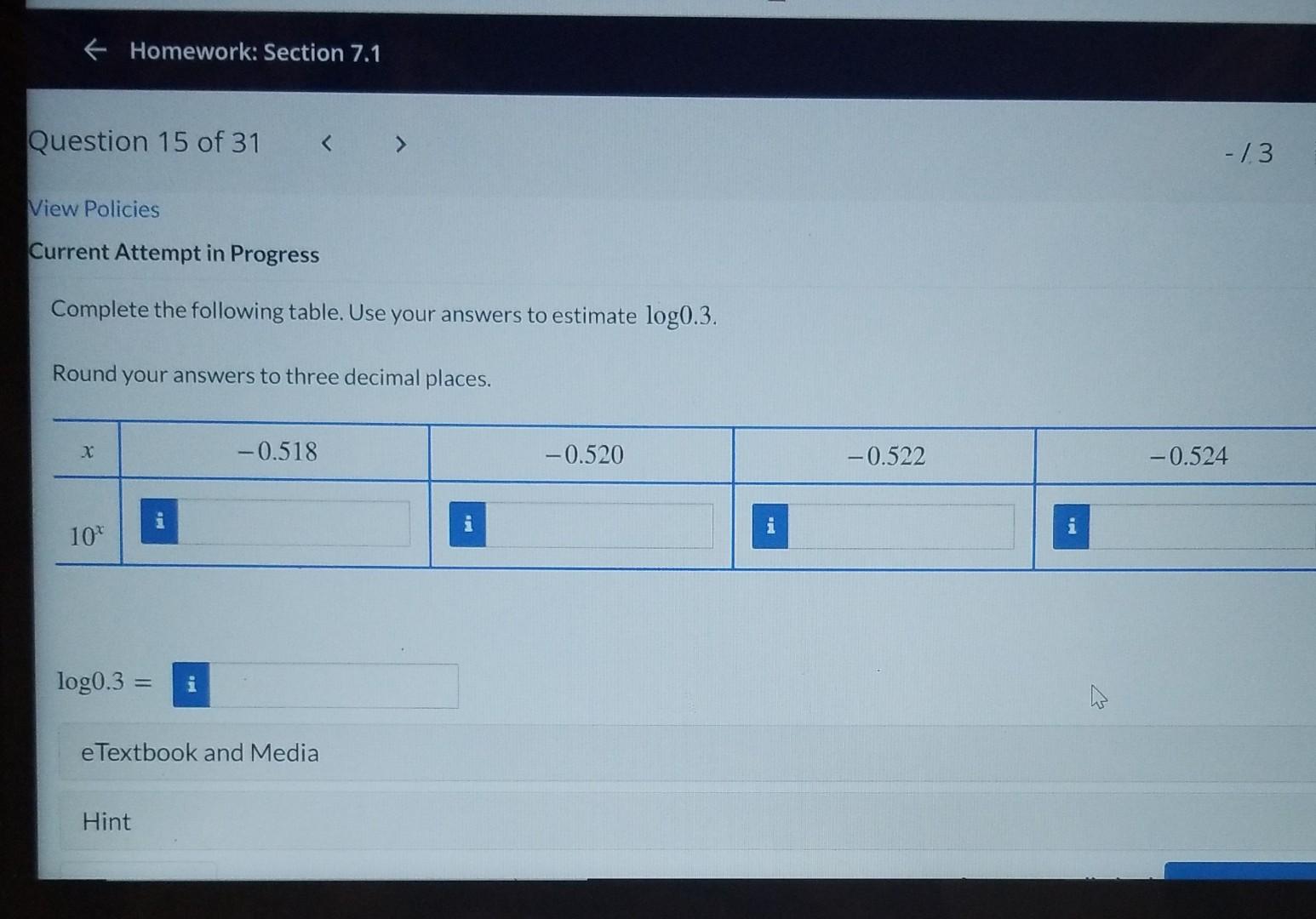 Solved F Homework Section 7 1 Question 15 Of 31 13 View