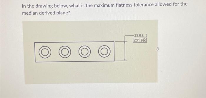 Solved It's a GD&T (Geometric Dimensioning & Tolerancing) | Chegg.com
