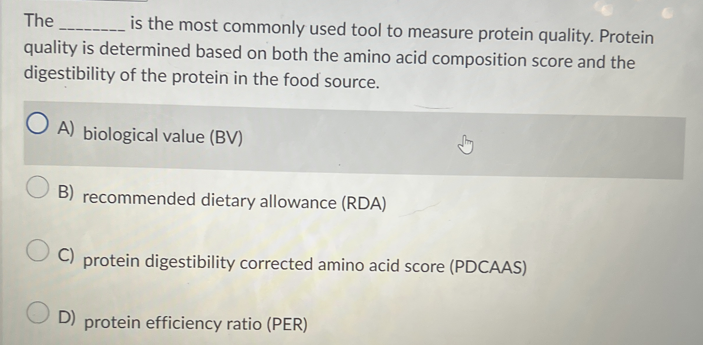 Solved The q, ﻿is the most commonly used tool to measure | Chegg.com