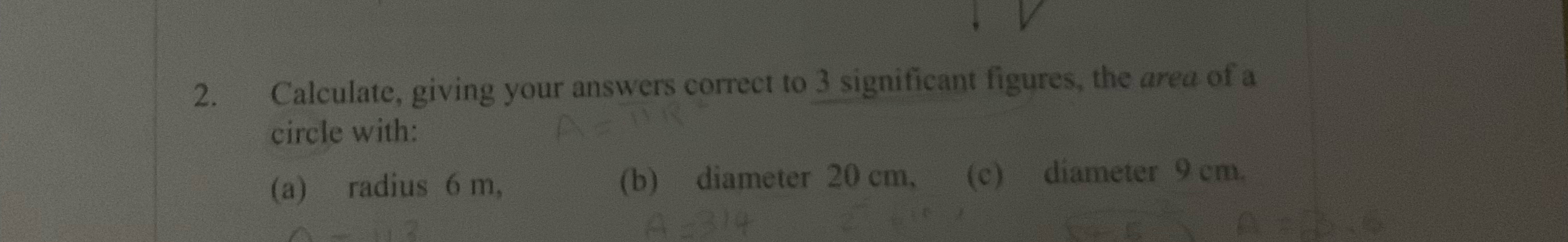 Solved Calculate, giving your answers correct to 3 | Chegg.com