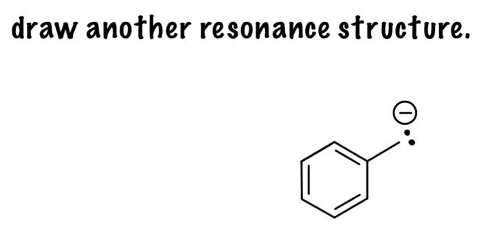 Solved draw another resonance structure. | Chegg.com