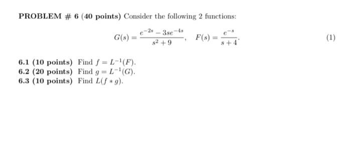 Solved PROBLEM # 6 (40 points) Consider the following 2 | Chegg.com Solved PROBLEM # 6 (40 points) Consider the following 2 | Chegg.com