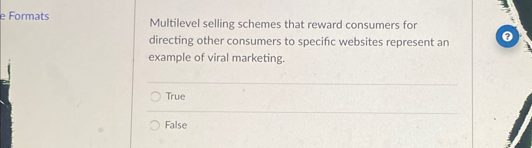 Solved Multilevel selling schemes that reward consumers for | Chegg.com
