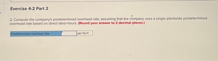 Solved Required information Exercise 4-2 Compute Activity | Chegg.com
