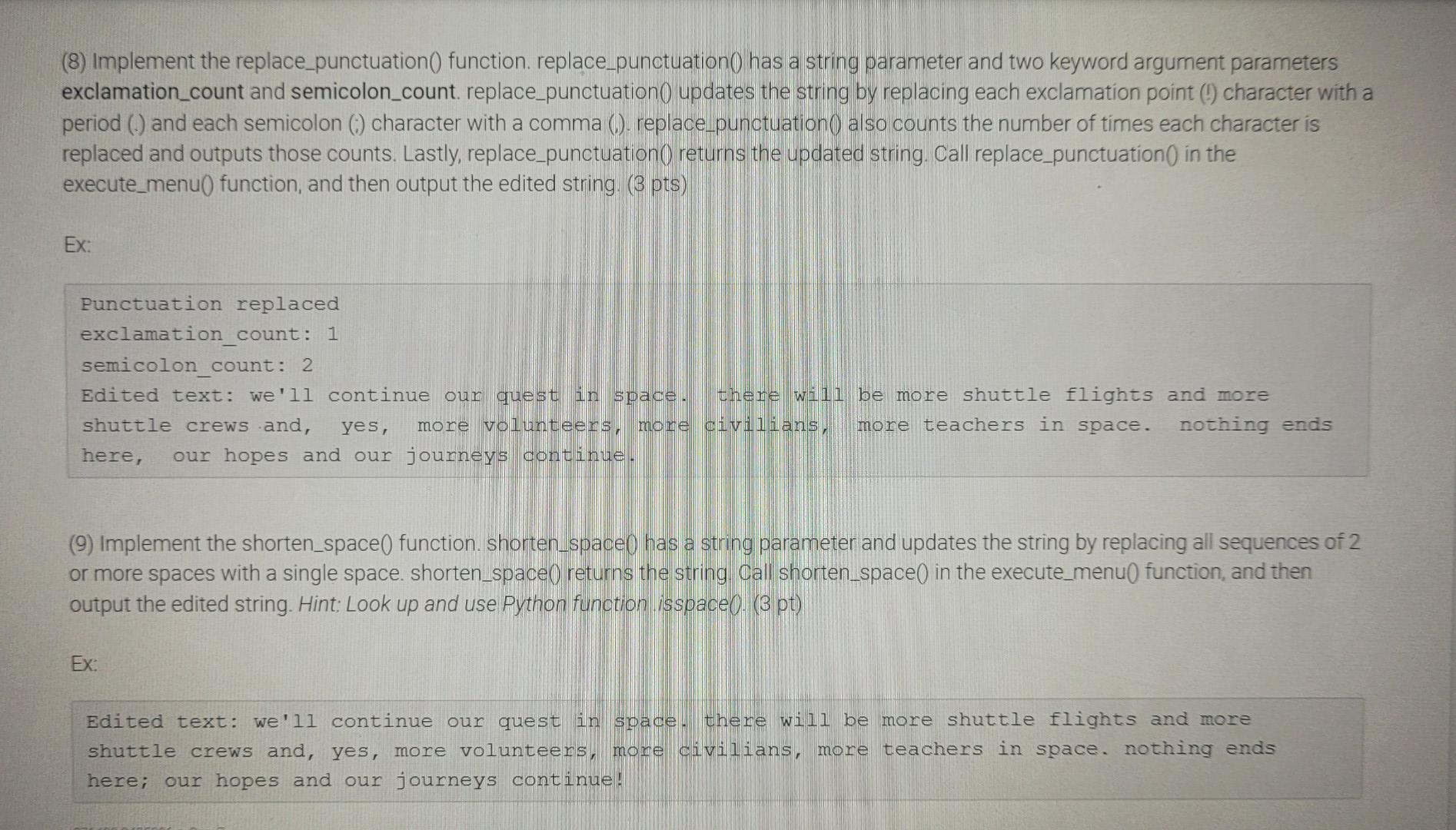 Solved 15.30 LAB*: Program: Authoring assistant (1) Prompt | Chegg.com