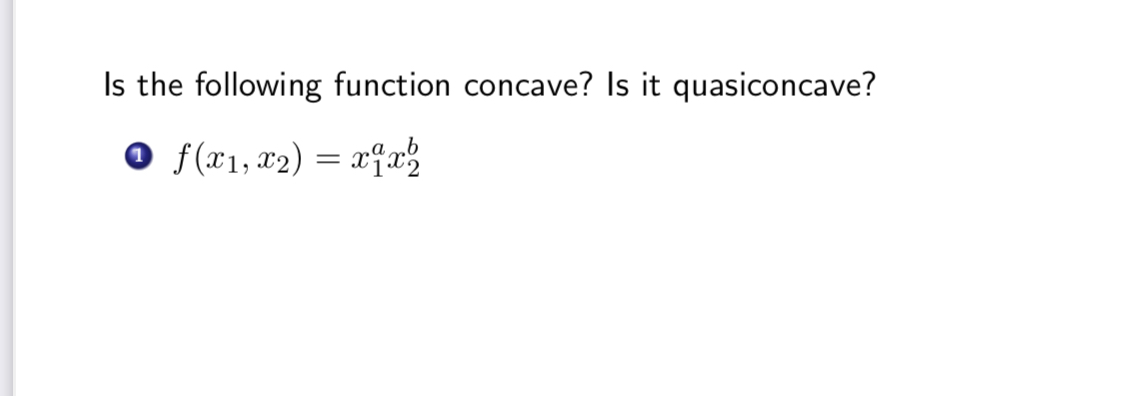 Solved Is the following function concave? Is it | Chegg.com
