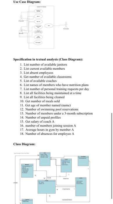 Solved For each use case that appears in the use-case | Chegg.com