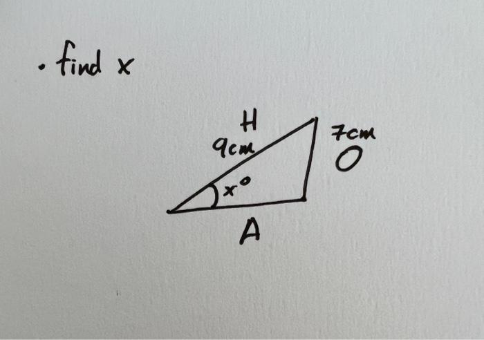 Solved - find x | Chegg.com