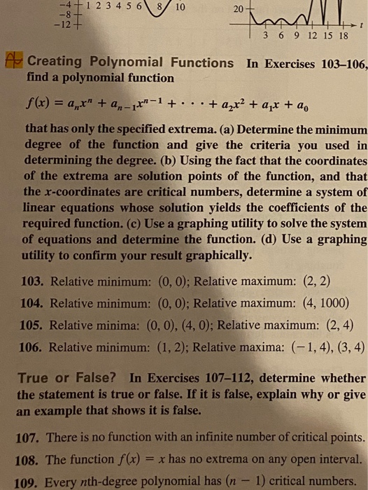 Solved 8 10 -4+1 2 3 4 5 6 -st - 12t 20+ 1 3 6 9 12 15 18 A | Chegg.com