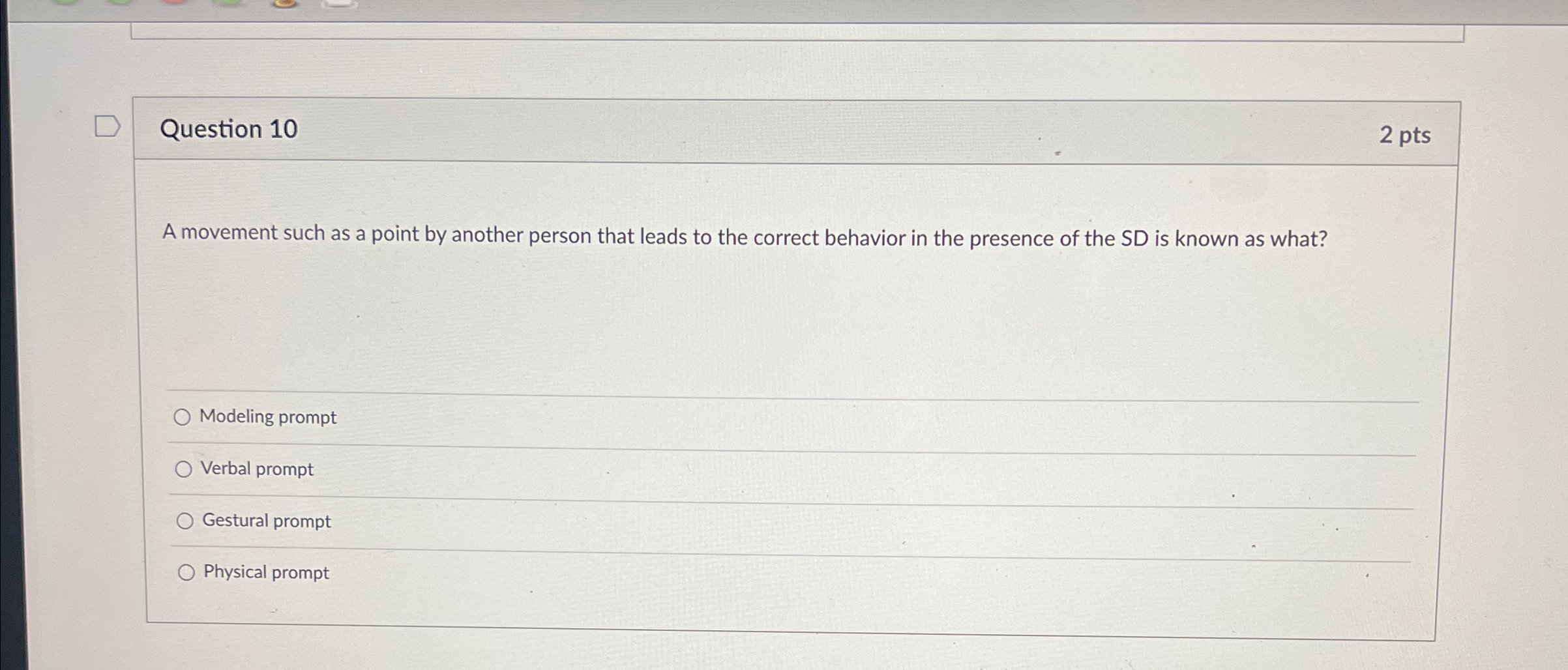 Solved Question 102 ﻿ptsA movement such as a point by | Chegg.com