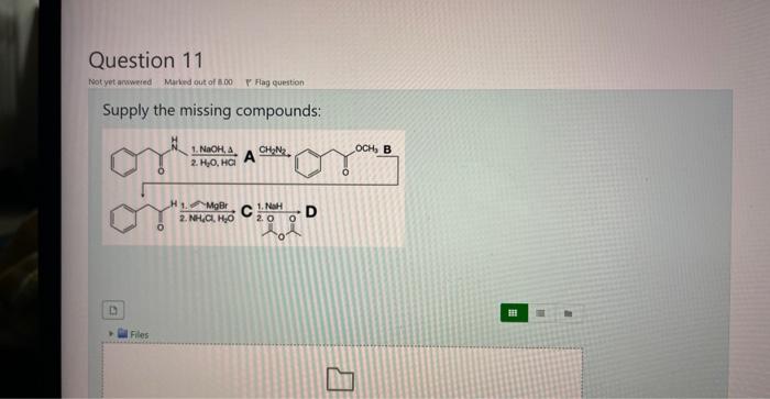 Solved Supply the missing compounds: | Chegg.com