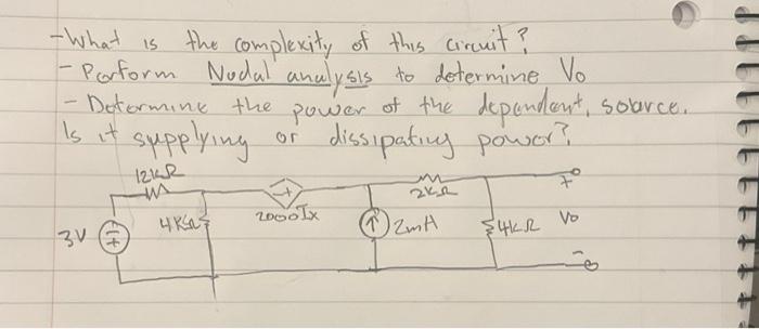 Solved - What is the complexity of this circuit? - Porform | Chegg.com