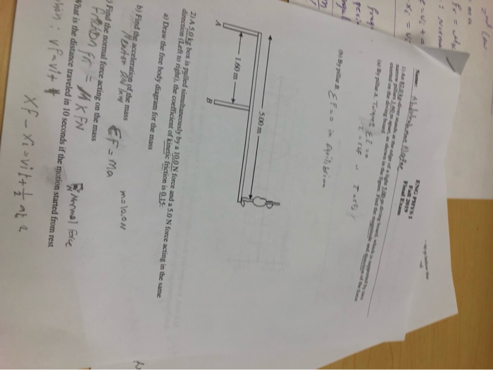 Solved *-ZF=0 Newton or BAHAuS Camsider the following figure | Chegg.com