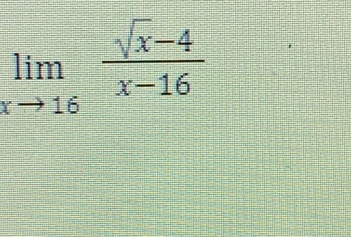 Solved x−16x−4 | Chegg.com
