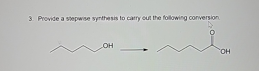 Provide a stepwise synthesis to carry out the | Chegg.com