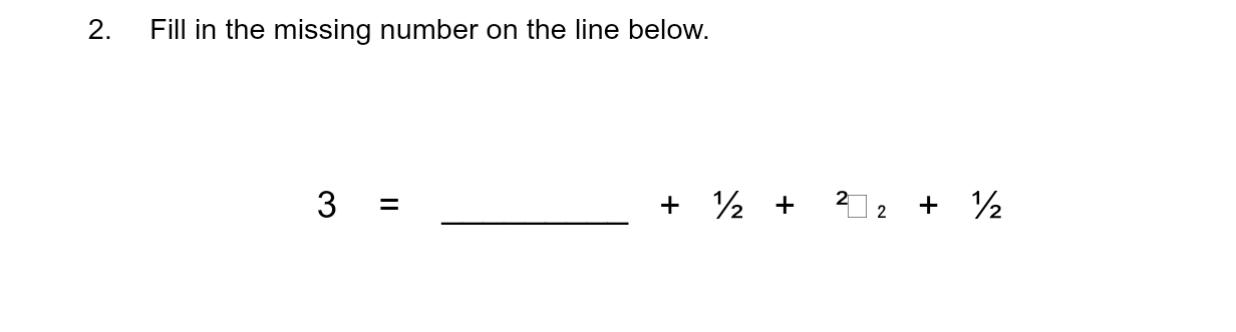 Solved Fill in the missing number on the line | Chegg.com