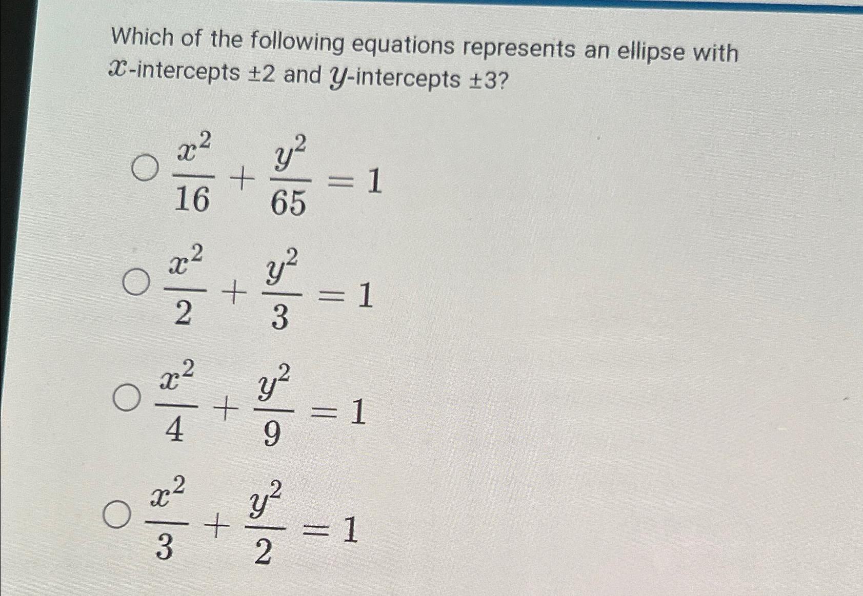 Solved Which of the following equations represents an | Chegg.com