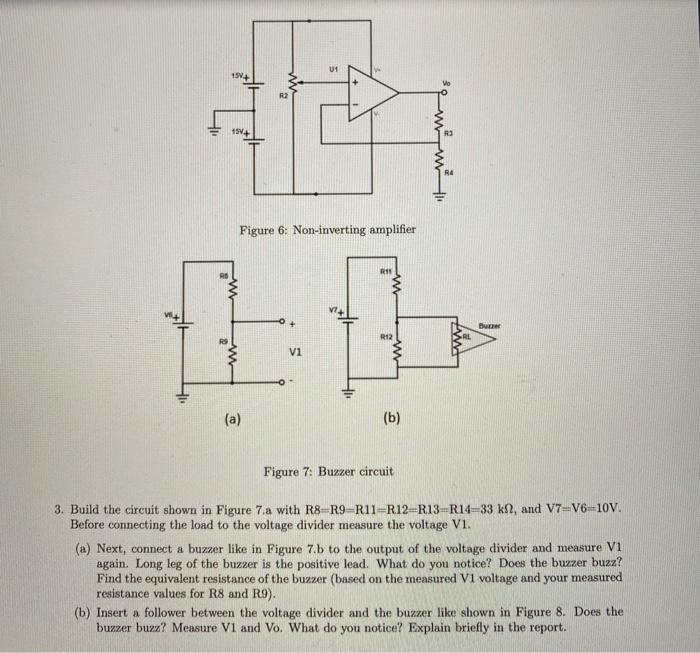 Solved 2. Build the circuit given in Figure 6, use values: | Chegg.com