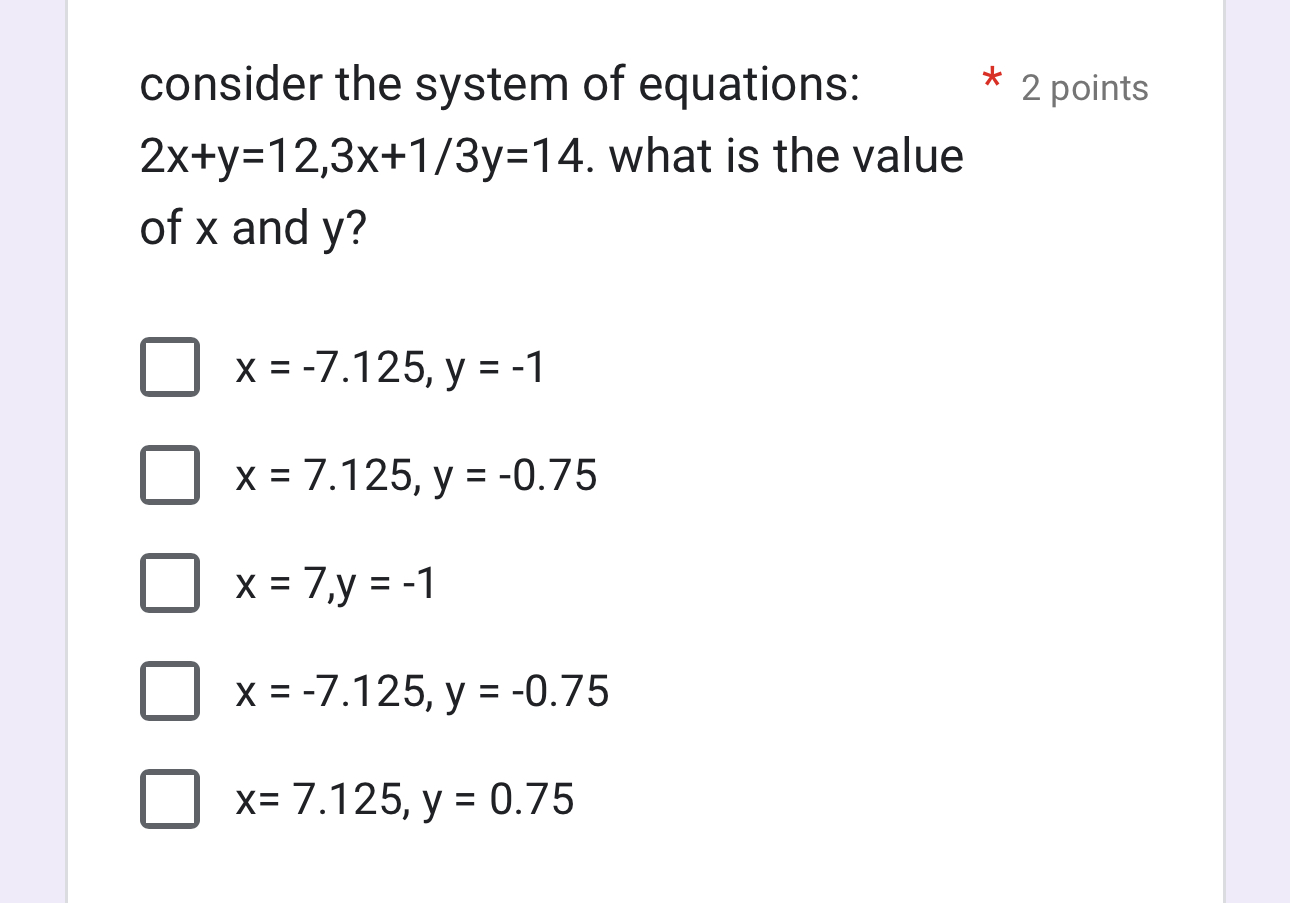 Solved consider the system of equations:2 | Chegg.com