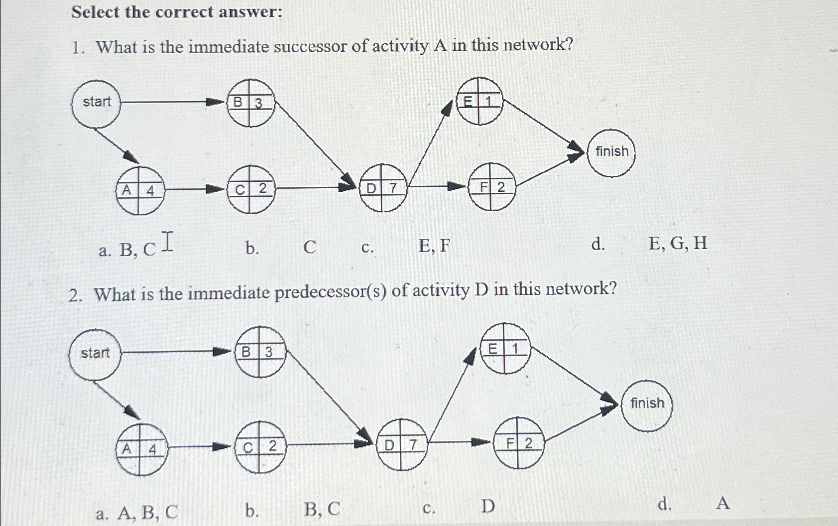 Solved Select the correct answer:What is the immediate | Chegg.com