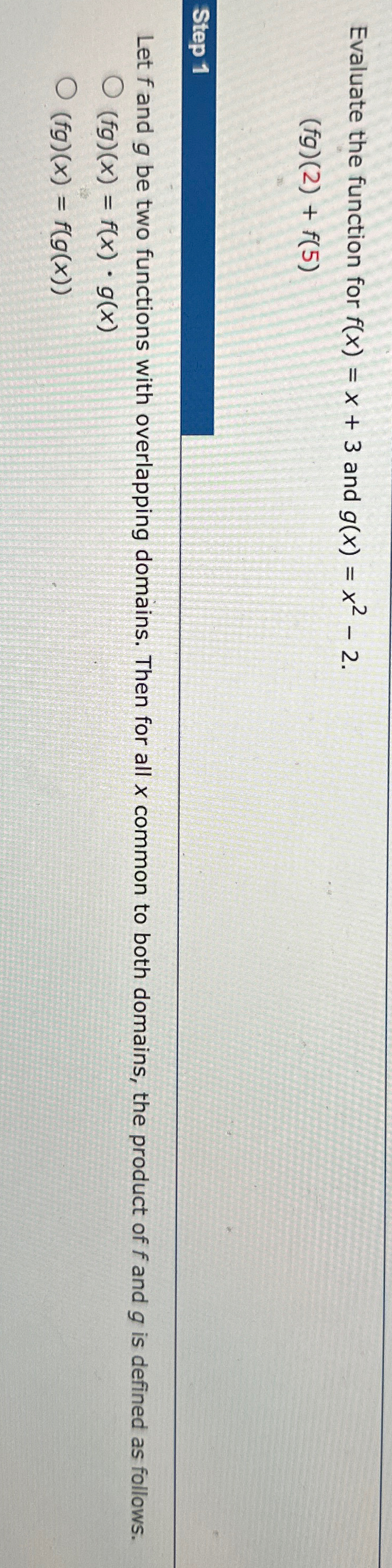 Solved Evaluate the function for f(x)=x+3 ﻿and | Chegg.com