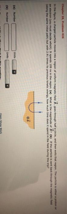 Solved Chapter 28, Problem 026 In the figure, a charged | Chegg.com