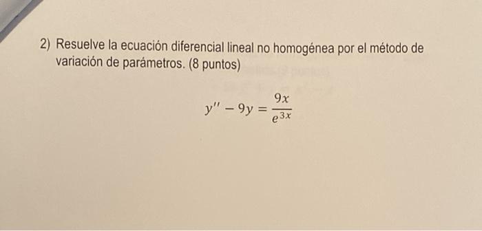 Solved Resolver los siguientes problemas de acuerdo con el | Chegg.com