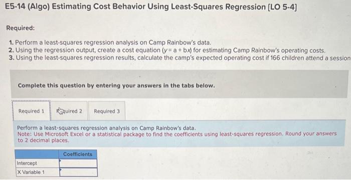 Solved E5-13, E5-14 and E5-16 [LO 5-2, 5-3, 5-4, 5-5] [The | Chegg.com