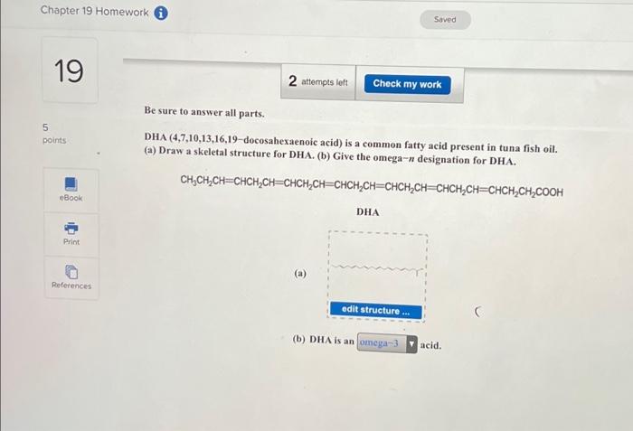 Solved Chapter 19 Homework i 19 5 points eBook Print | Chegg.com