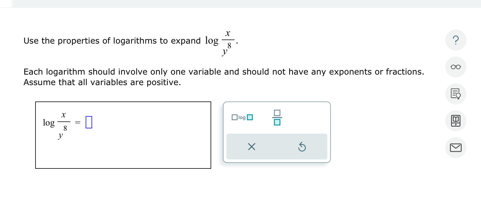 Solved Use the properties of logarithms to expand | Chegg.com