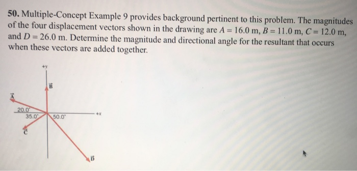 Solved 50. Multiple-Concept Example 9 provides background | Chegg.com
