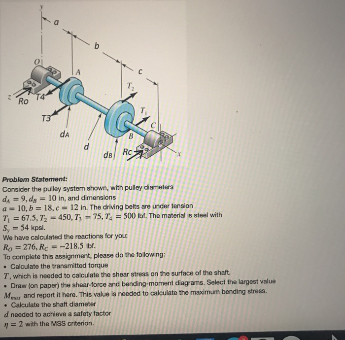 Solved b T Ro T4 T T3 da B d db RC Problem Statement: | Chegg.com