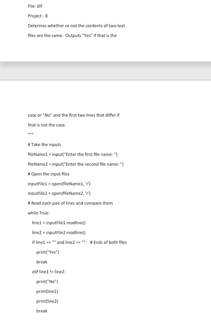 Note: Write these codes of projects 1-8 on replit and | Chegg.com