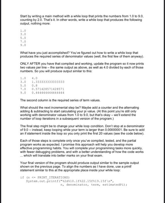 Solved Part A: Estimating Pi There are many formulas that | Chegg.com