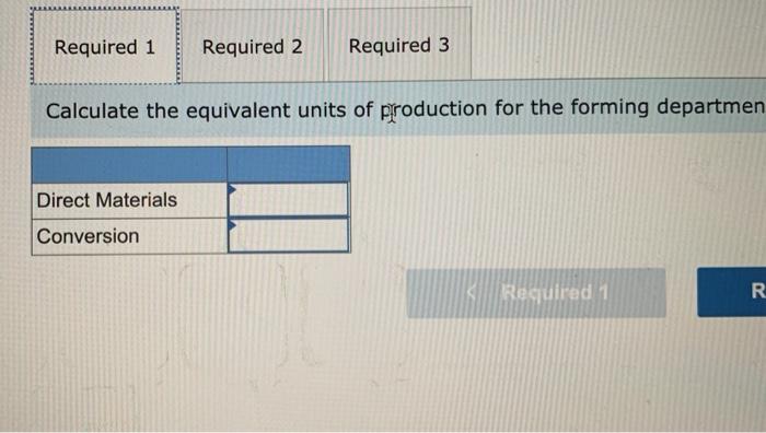 Solved 1. calculate the equivalent units of production for | Chegg.com