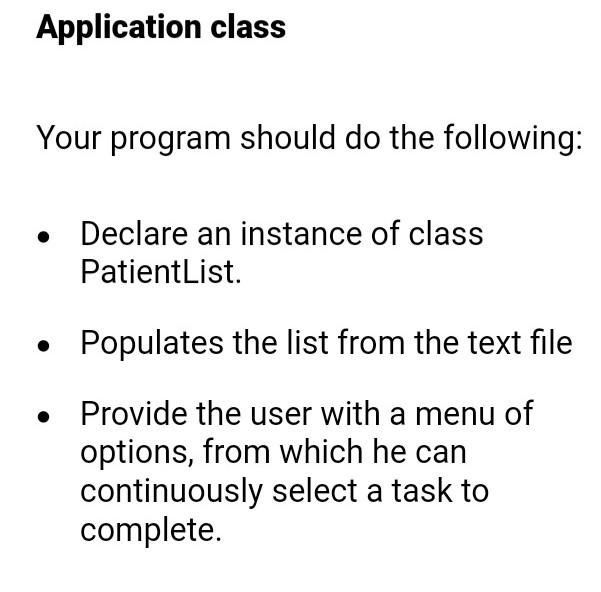 Solved Functionality required: - Allow the user to add a new | Chegg.com