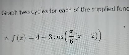 Solved could you explain the steps for graphing without a | Chegg.com