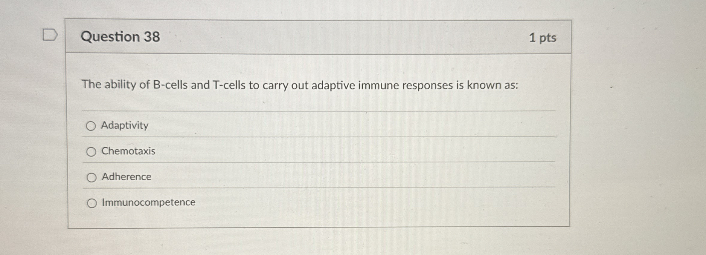 High Quality SOLUTION Question 381 ﻿ptsThe ability of B-cells and T-cells | Chegg.com