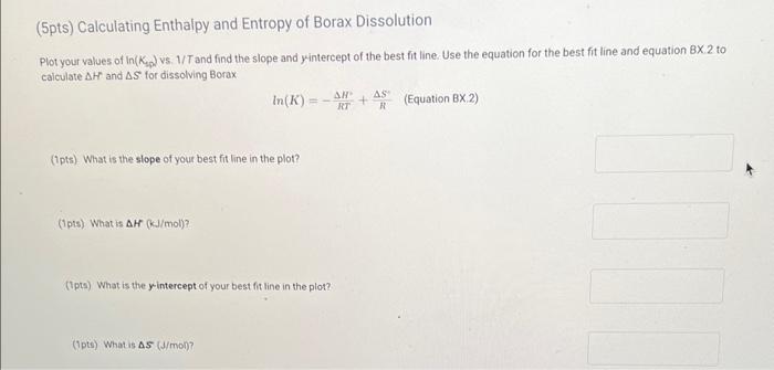 Report Table BX.3. Data and Calculations Data and | Chegg.com