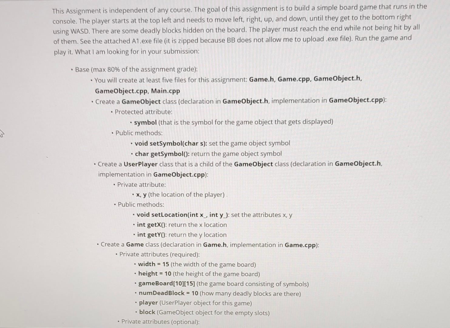 This Assignment is independent of any course. The | Chegg.com