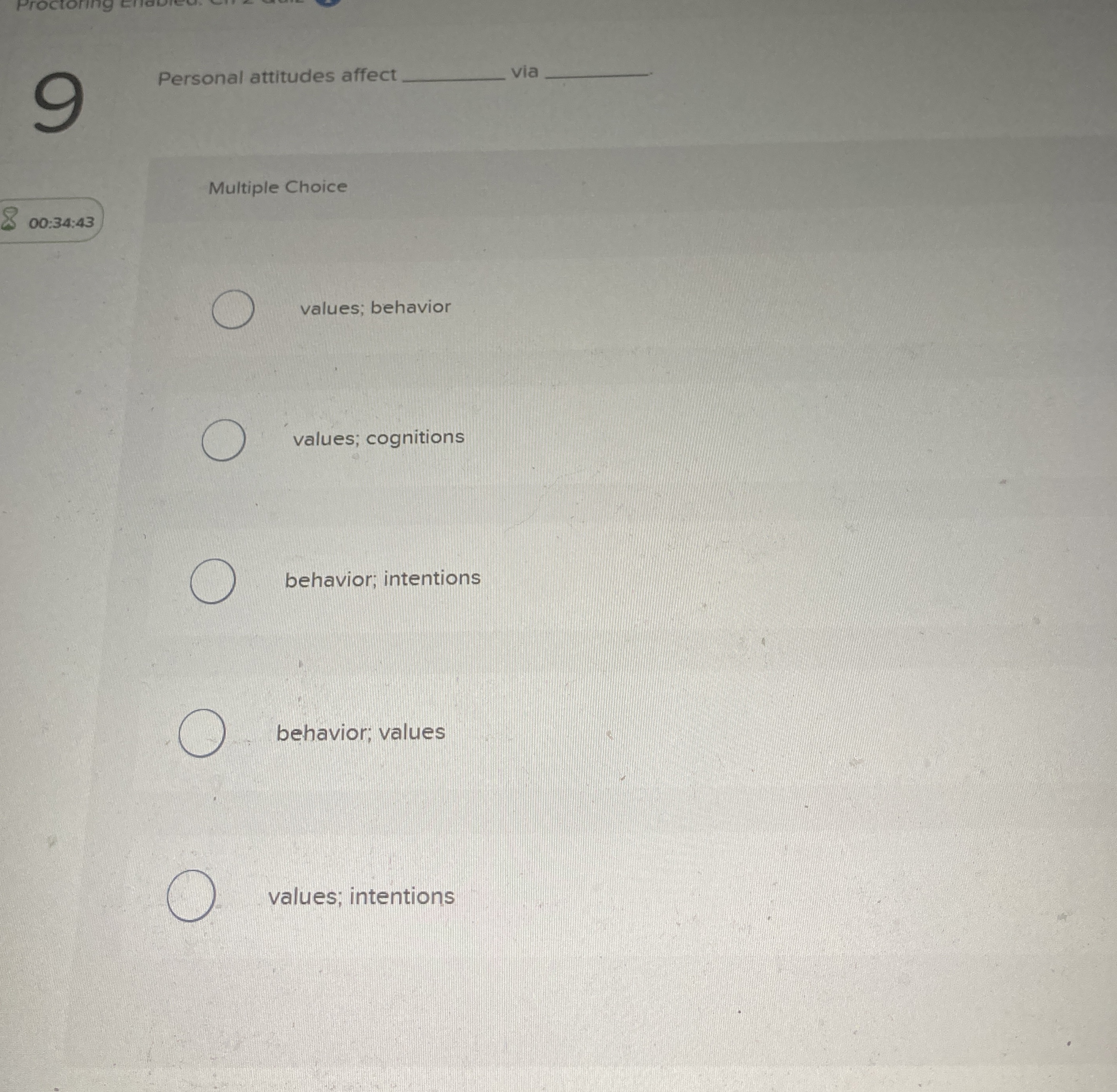 Solved Personal attitudes affect viaMultiple | Chegg.com